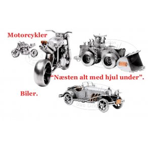 Metalfigurer / Jernfigurer - Få graveret en personlig hilsen!